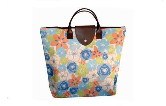 Promotional 600D  foldable shopping bags with custom logo