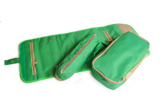 Collecting cosmetics folding travel storage bag  with Detachable compartment