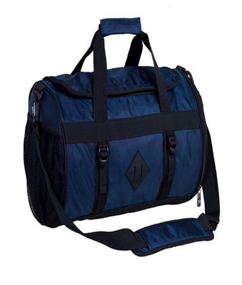 Eco - friendly reusable nylon shoulder bag with long adjustable strap