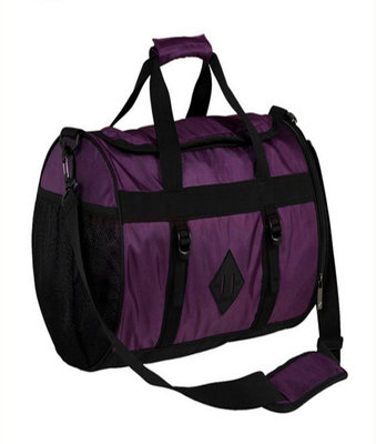 Eco - friendly reusable nylon shoulder bag with long adjustable strap