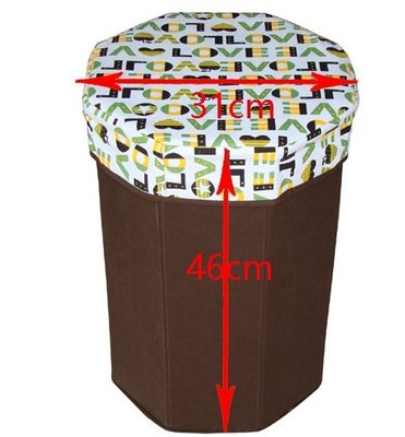 Durable folding storage box bag / stool multi - function chair for promotion