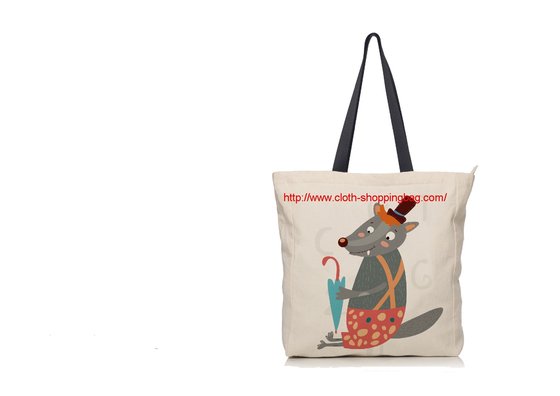 ODM Logo- printed durable lightweight cloth shopping bag for daily shopping