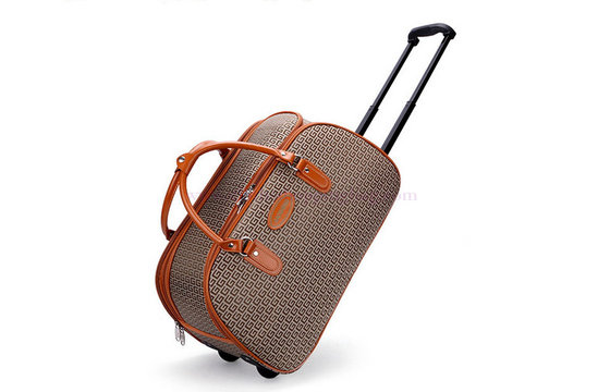 Printable airplane luggage Rolling gear bag with large main compartment