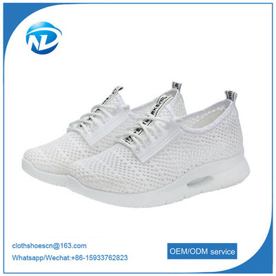 Lace-up Mesh Shoes For Girls EVA Outsole Sports Shoes For Famale supplier
