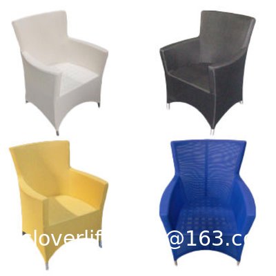 White Textilene Dining Chair with Aluminum frame By Clover Lifestyle