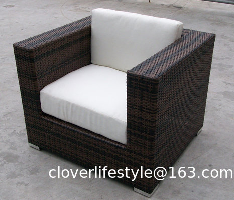 Wicker Lounge Sofa with Aluminum Frame, Customized Sizes and Designs Welcomed  By Clover Lifestyle