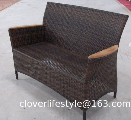 Wicker Lounge Sofa with Aluminum Frame, Customized Sizes and Designs Welcomed  By Clover Lifestyle