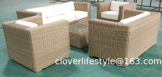 Flat wicker sofa set  for Hotel, Garden and Beach by Clover Lifestyle China Outdoor Furniture
