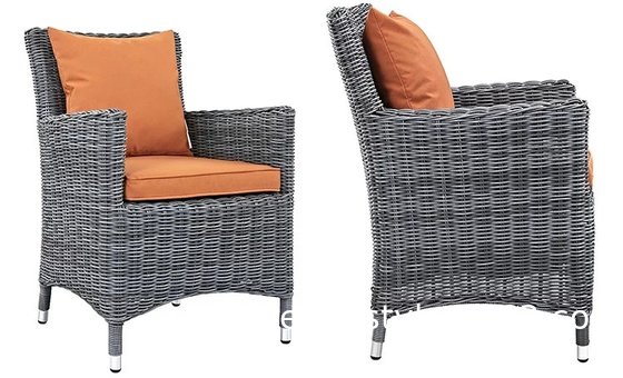Flat wicker dining chair for Hotel, Garden and Beach by Clover Lifestyle China Outdoor Furniture