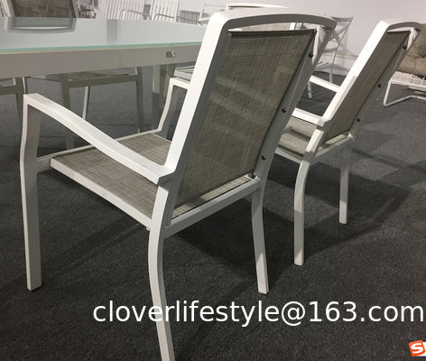 Textilene Chair  for Hotel, Garden and Beach by Clover Lifestyle Outdoor Furniture Sofa Set