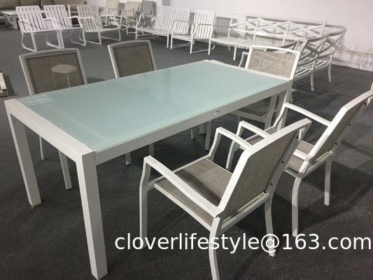 Textilene Chair  for Hotel, Garden and Beach by Clover Lifestyle Outdoor Furniture Sofa Set