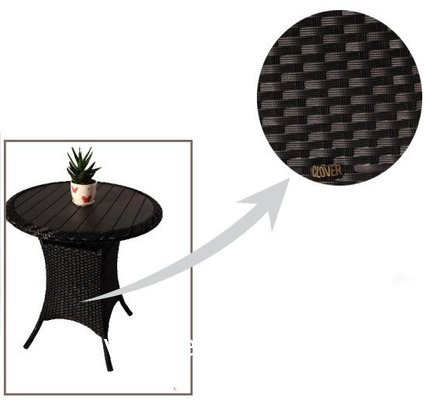 Aluminum wicker cafe table Chinese style  for Home. Hotel, Garden and Beach by Clover Lifestyle Outdoor Furniture