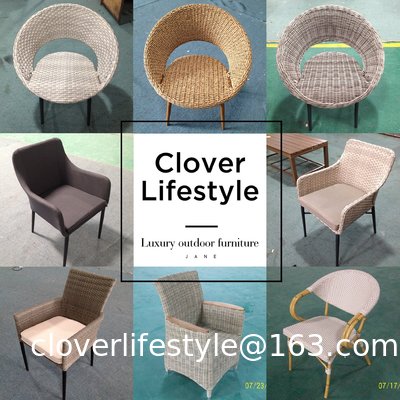 Wicker cafe set  with for aluminum frame  Home. Hotel, Garden and Beach by Clover Lifestyle Outdoor Furniture