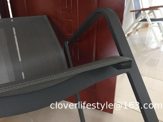 Textilene Chair with Aluminum frame for Home. Hotel, Garden and Beach by Clover Lifestyle Outdoor Furniture Sofa Set