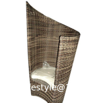 Wicker Lounge Sofa with Aluminum Frame, Customized Sizes and Designs Welcomed  By Clover Lifestyle