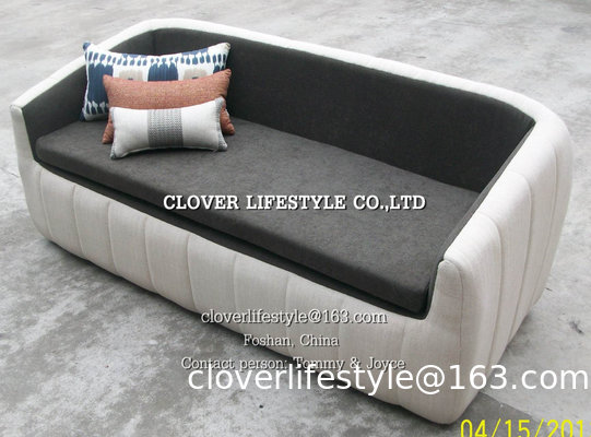 1-3 seater fabric sofa with aluminum frame  for Home. Hotel, Garden and Beach by Clover Lifestyle Outdoor Furniture