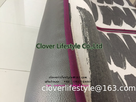 Soft fabric + leather sofa with fast dry foam  for Home. Hotel, Garden and Beach by Clover Lifestyle Outdoor Furniture