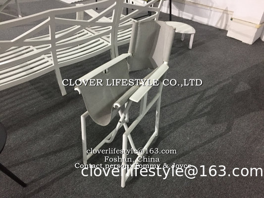 Folding textilene dining set for Home. Hotel, Garden and Beach by Clover Lifestyle Outdoor Furniture