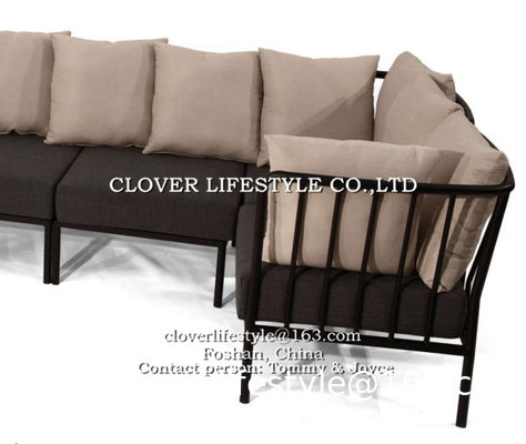 Leisure aluminum sofa powder coating for Home,  Hotel, Garden and Beach by Clover Lifestyle Outdoor Furniture China