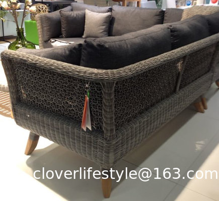 Round rattan sofa set with aluminum frame for Home.Hotel, Garden and Beach by Clover Lifestyle Outdoor Furniture Leisure
