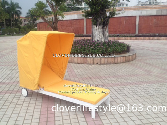 CK0240L All aluminum SUN BED for Hotel, Garden and Beach by Clover Lifestyle Outdoor Furniture China