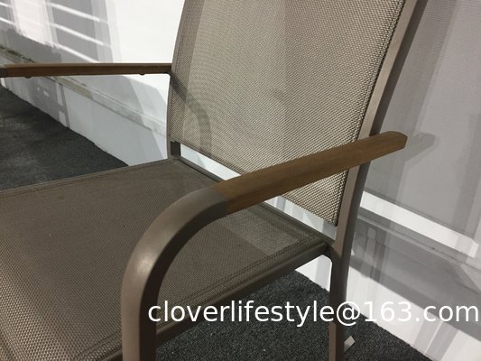 Textilene Leisure furniture dining chair for Home,  Hotel, Garden and Beach by Clover Lifestyle Outdoor Furniture China