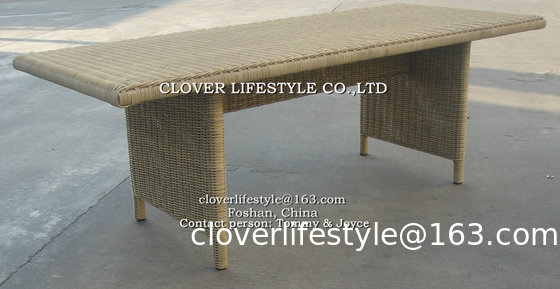 Wicker dining table  for Home,Hotel,Garden and Beach by Clover Lifestyle Outdoor Furniture China Leisure furniture