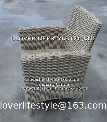 Flat rattan chair with aluminum frame for Home. Hotel, Garden and Beach by Clover Lifestyle Outdoor Furniture Leisure