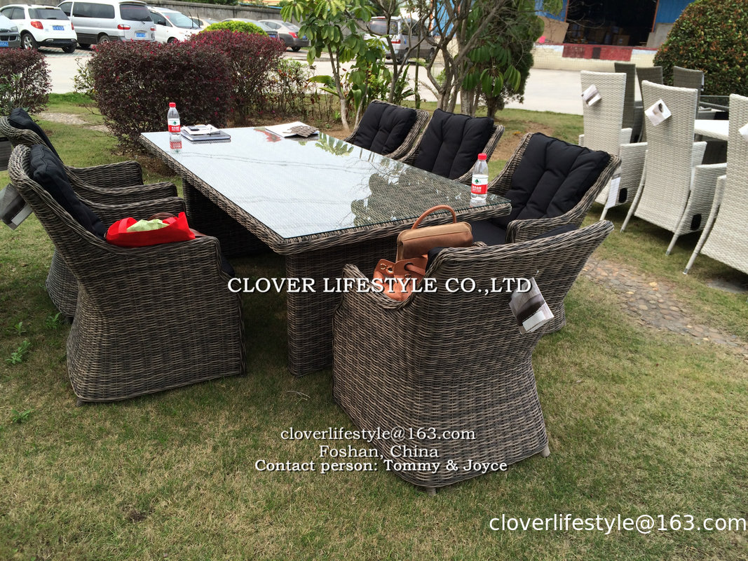 Round wicker dining set  for Home,Hotel, Garden and Beach by Clover Lifestyle Outdoor Furniture China Leisure furniture