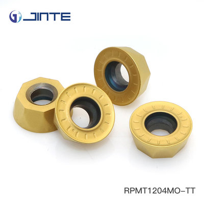 Round Carbide Cutter Inserts Tungsten Carbide Cutters For Steel Machining RPMT1204MO