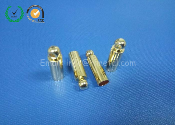 CNC Turning Machining Brass Connector for Telecommunication Equipment