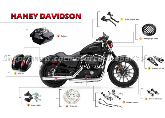 Oem CNC Aluminum Stainless Steel Polished Harley Harley Davidson Motorcycle Accessories