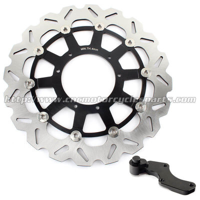 Custom 320mm Wave Floating Motorcycle Brake Discs For motorbike
