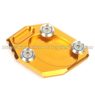 Kickstand Pad Motorcycle Spare Parts Alumiunm Alloy CNC Billet Custom Made