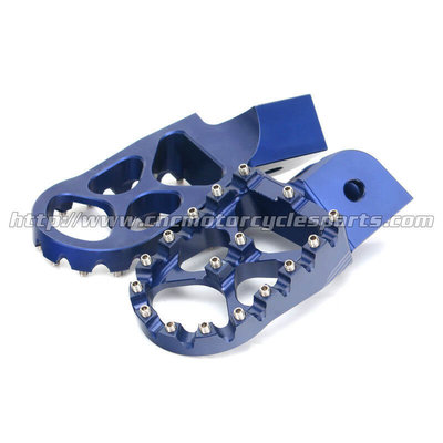 Anodized MX Adjustable Foot Pegs , Passenger Foot Pegs For Dirt Bike
