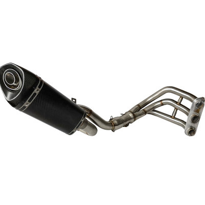 Motorcycle Spare Parts Black Motorcycle Elbow Back Pressure Exhaust For YAMAHA MT09