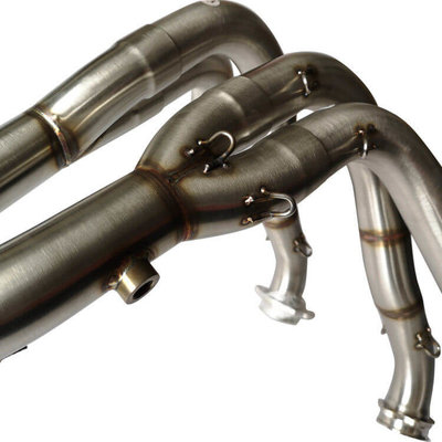 Motorcycle Carbon Fibre And Stainless Steel Elbow Back Pressure Exhaust For BMW S1000R