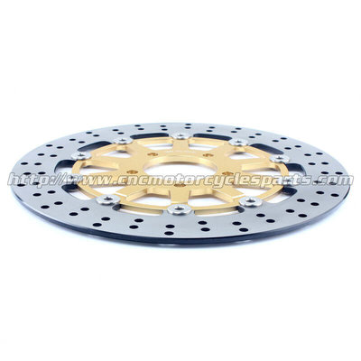 Front Round Motorcycle Brake Disc Rotor With Aluminum Alloy Stainless Steel