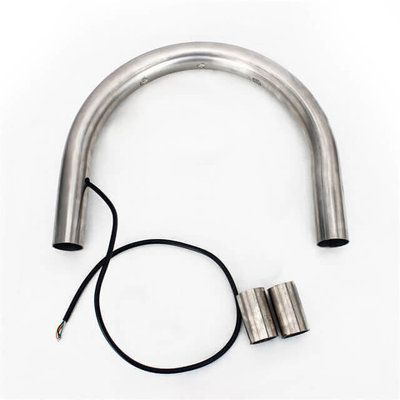 Aluminum Seat Frame Loop Cafe Racer Parts With LED Light Brake Turn Light Signal