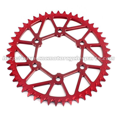 CNC Billet Anodized Finish Dirt Bike Sprockets Yamaha R15 Motorbike Rear Sprocket
