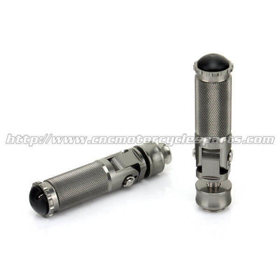 Universal Folding Foot Pegs Pedals Footrest Aluminum Alloy Motorcycle Rear Sets