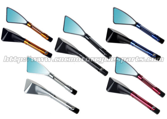 Motorcycle Spare Parts Rear View Mirrors  Lightweight With CNC Cut