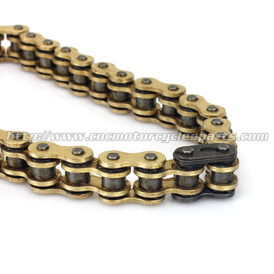 High Performance Off Road Motorcycle Chain Kits With Heat Treatment Process