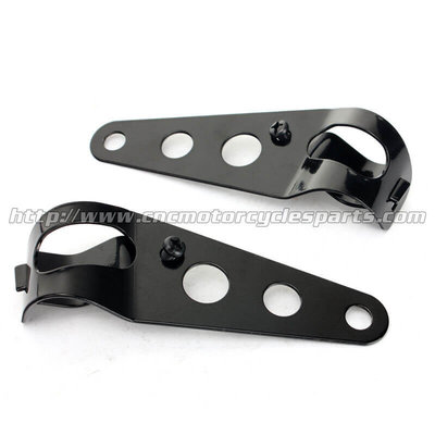 Cafe Racer Parts Custom Motorcycle Headlight Bracket Fork Tubes Clamp