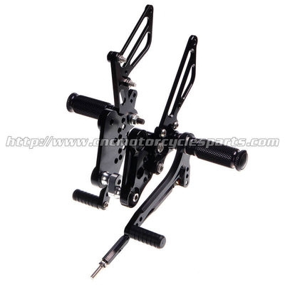 CNC Aluminum Parts Motorcycle Rear Sets Footrests For Suzuki GSX