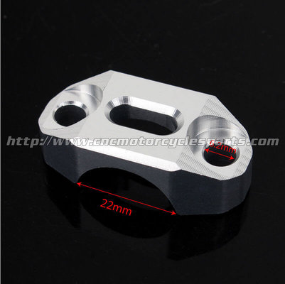Orange Silver Dirt Bike Parts Brake Clutch Control Clamp KTM Aluminum Alloy 6061