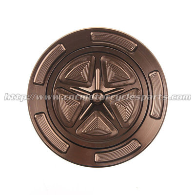 CNC Billet Motorcycle Gas Cap , Aluminium Motorcycle Fuel Tank Cover For BMW