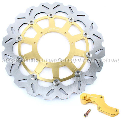 Custom 320mm Wave Floating Motorcycle Brake Discs For motorbike