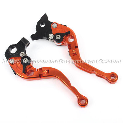 Adjustable Folding Motorcycle Shorty Clutch And Brake Levers CNC Aluminum Parts