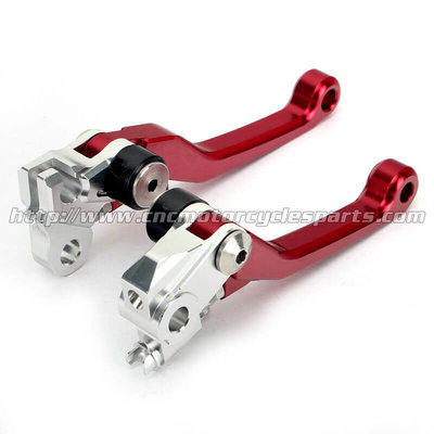 MX Motorcycle Brake Clutch Lever Clutch Handle Replacement CRF 250R CNC Aluminium Red